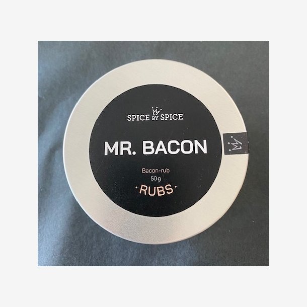 Mr. bacon Rubs, 50g - Gourmet Krydderier og Rubs - Cosy Mind